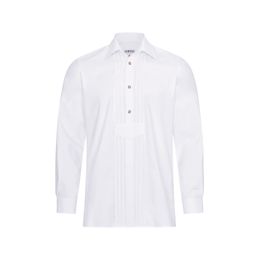 Aum&uuml;hle Traditional Button Up Shirt male size 41/42 White