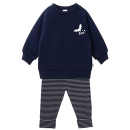 Liliput Sweatshirt und Leggings 'Fledermaus Boo' Jungen Gr&ouml;&szlig;e 74/80 dunkelblau