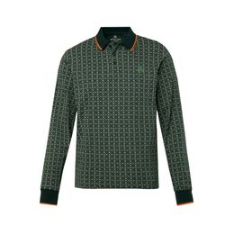 Boston Park Poloshirt Herren Gr&ouml;&szlig;e L/XL hellgr&uuml;n / dunkelgr&uuml;n / orange