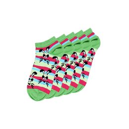 Unabux Socken Herren Gr&ouml;&szlig;e 42/46 hellblau / gr&uuml;n / pink / schwarz / wei&szlig;