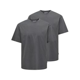Only & Sons Only & Sons Shirt 'Onsfred' Herren Gr&ouml;&szlig;e S dunkelgrau