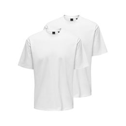 Only & Sons Only & Sons Shirt 'Onsfred' Herren Gr&ouml;&szlig;e M wei&szlig;