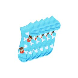 Unabux Socken Herren Gr&ouml;&szlig;e 37/39 t&uuml;rkis / rot / wei&szlig;