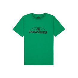 Quiksilver T-shirt 'Ev Corpo Classic' Jungen Gr&ouml;&szlig;e 146 gr&uuml;n / schwarz