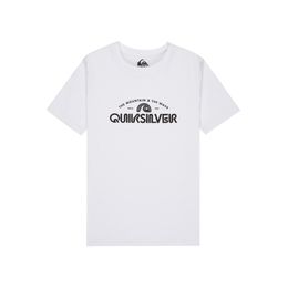 Quiksilver T-Shirt 'Ev Corpo Classic' Jungen Gr&ouml;&szlig;e 170/176 schwarz / wei&szlig;
