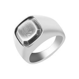 Akzent Ring 'Fearron, silberfarbig, langlebig' Herren Gr&ouml;&szlig;e 64 silber