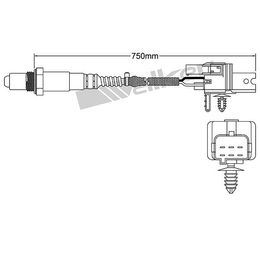 VEGAZ Lambdasonde uls418 f&uuml;r Volvo