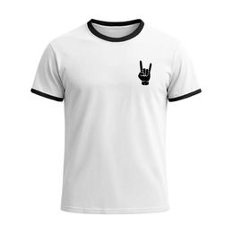 Neverless Shirt 'Metal' Herren Gr&ouml;&szlig;e XXXL wei&szlig;