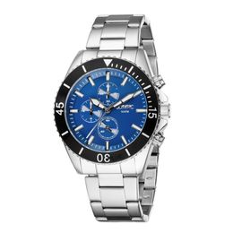 Olympic Analoguhr Herren Gr&ouml;&szlig;e One Size blau / schwarz / silber