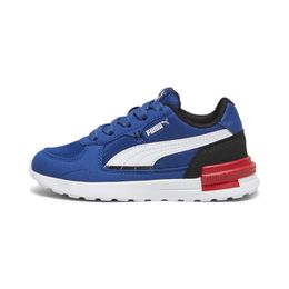 Puma Sneaker 'Graviton' Jungen Gr&ouml;&szlig;e 30 dunkelblau / wei&szlig;