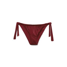 CALZEDONIA Bikinihose 'Shiny Satin' Damen Gr&ouml;&szlig;e L weinrot