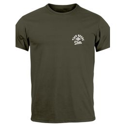 Neverless Shirt 'Two Beers only Backprint' Herren Gr&ouml;&szlig;e XXL gr&uuml;n