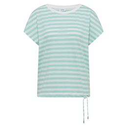 Cecil T-Shirt Damen Gr&ouml;&szlig;e S mint / wei&szlig;