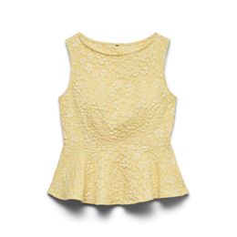 V&eacute;ro Moda Vero Moda Bluse 'FIONA ' Damen Gr&ouml;&szlig;e S gelb / wei&szlig;