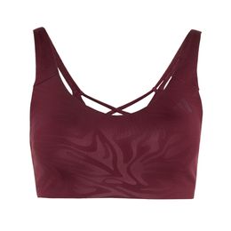 adidas Performance Sports Bra 'All Me Essentials' female size S Grey / Bordeaux
