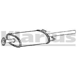 VEGAZ Mittelschalld&auml;mpfer fs639 f&uuml;r Ford