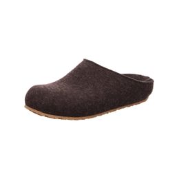 Haflinger Hausschuh 'Hausschuh Herren 711033 377 Textil in grau' Herren Gr&ouml;&szlig;e 40 grau