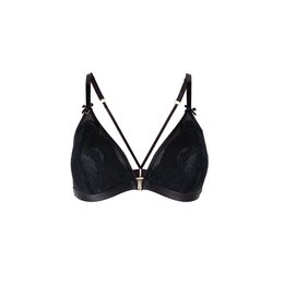 La Muel Lingerie BH 'Triangle soft lace' Damen Gr&ouml;&szlig;e 75 schwarz