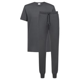 Mey Pyjama kurz 'Neo' Herren Gr&ouml;&szlig;e XXL grau