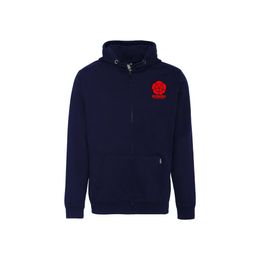 Oldskull Sweatjacke 'Retro Japan Island' Herren Gr&ouml;&szlig;e S blau