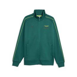Puma Athletic Jacket 'Puma x ASTON MARTIN ARAMCO F1 TEAM T7' male size XL Yellow / Emerald / Black