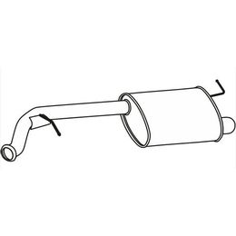 VEGAZ Mittelschalld&auml;mpfer cs428 f&uuml;r Citro&euml;n
