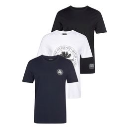 Bruno Banani Shirt Herren Gr&ouml;&szlig;e XS dunkelblau / schwarz / wei&szlig;