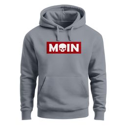 Neverless Sweatshirt 'Moin Skull' male size XL Basalt grey
