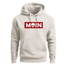 Neverless Sweatshirt 'Moin Skull' Herren Gr&ouml;&szlig;e M beige