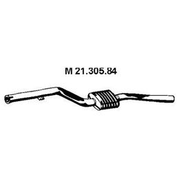 VEGAZ Mittelschalld&auml;mpfer bs387 f&uuml;r BMW