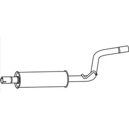 VEGAZ Mittelschalld&auml;mpfer vs712 f&uuml;r VW