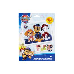 PAW PATROL Diamantenbild Jungen Gr&ouml;&szlig;e Onsesize blau / hellorange / bordeaux / perlwei&szlig;