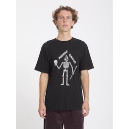 Volcom T-Shirt 'Felix' Herren Gr&ouml;&szlig;e XL schwarz / offwhite