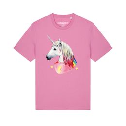 Watapparel T-Shirt 'Flash, the unicorn' Herren Gr&ouml;&szlig;e M mischfarben / eosin