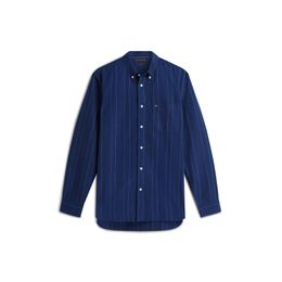 Tommy Hilfiger Button Up Shirt 'Heritage' male size XL Dark blue / White