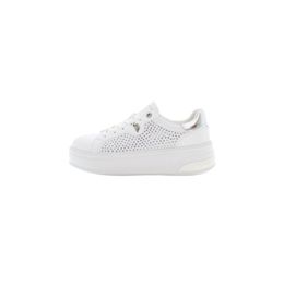 U.S. Polo Assn. Sneaker 'Asuka' Damen Gr&ouml;&szlig;e 35 silber / wei&szlig; Sommerschuhe