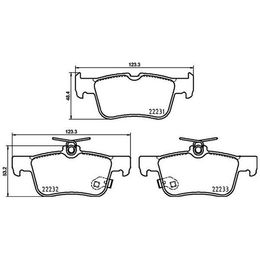 MAGNETI MARELLI Bremsbelagsatz, Scheibenbremse 363700424217 f&uuml;r Ford