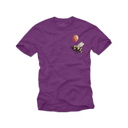 Makaya Shirt 'Hummel Ballon' Herren Gr&ouml;&szlig;e L violettblau