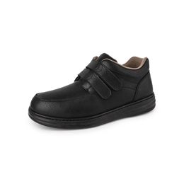 Tiestra Boots 'TIESTRA Men's Wide Fit Leather Shoes with Adjustable Straps &ndash; Comfortable Smart Casual & Office Shoes for Sensitive or Swollen Feet 