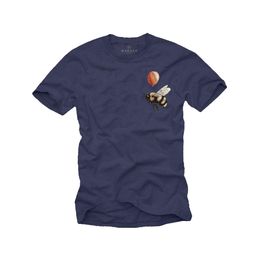 Makaya Shirt 'Hummel Ballon' Herren Gr&ouml;&szlig;e XL blau