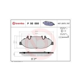 MAGNETI MARELLI Bremsbelagsatz, Scheibenbremse 363700450050 f&uuml;r Mercedes (FJDA)