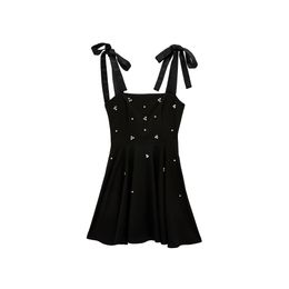 KOTON Kleid Damen Gr&ouml;&szlig;e 38 schwarz Sommerkleid