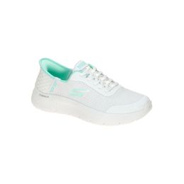 SKECHERS Lace-Up Shoes 'Skechers Go Walk Flex Schuhe wei&szlig; mint SLIP-INs 124836' female size 41 White