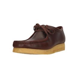 Clarks Schn&uuml;rschuhe 'Wallabee' Herren Gr&ouml;&szlig;e 45 bordeaux
