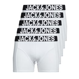 Jack & Jones Jack & Jones Boxershorts 'JJSolid' Herren Gr&ouml;&szlig;e XL schwarz / wei&szlig;