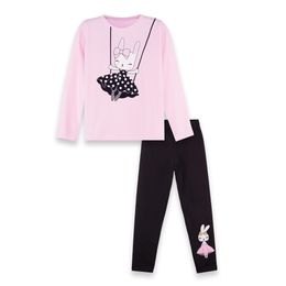 Denokids Set girl size 110 Light pink / Black / White