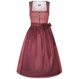Spieth & Wensky Spieth & Wensky Dirndl "FCB Kristin" Midi 75cm Damen Gr&ouml;&szlig;e 32 dunkelrot