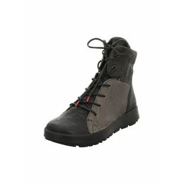 Think! Schn&uuml;rstiefelette Damen Gr&ouml;&szlig;e 37 rauchgrau / schwarz