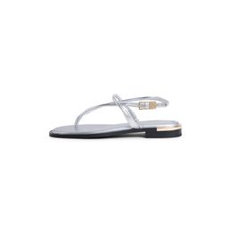 Tommy Hilfiger Zehentrenner Damen Gr&ouml;&szlig;e 40 silber