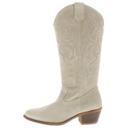 Xaver Luis Schuhmanufaktur Cowboystiefel 'MARY' Damen Gr&ouml;&szlig;e 38 beige